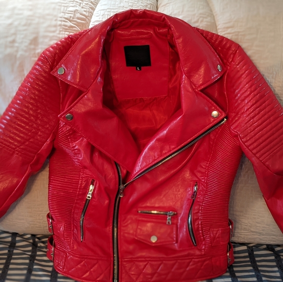 smoke rise ny | Jackets & Coats | Smoke Rise Vegan Leather Jacket ...